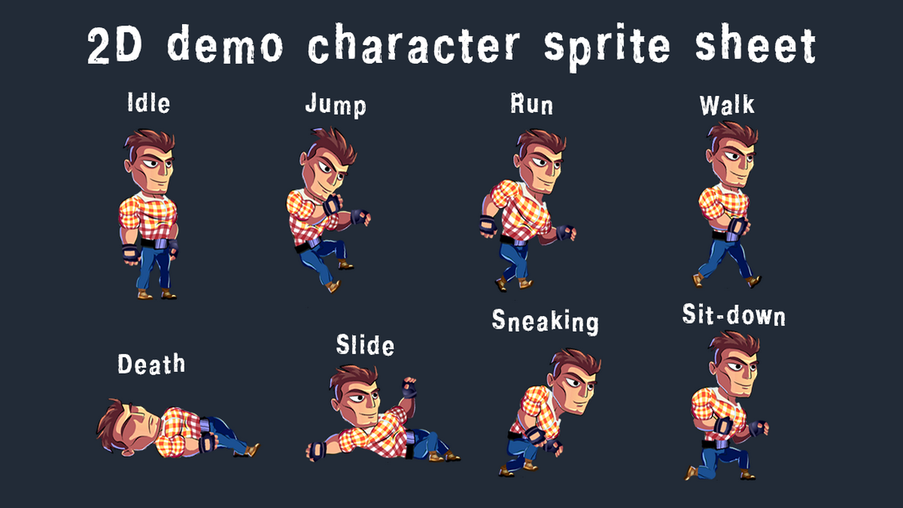 Free Hero 2D - a free asset pack to build games with GDevelop | GDevelop